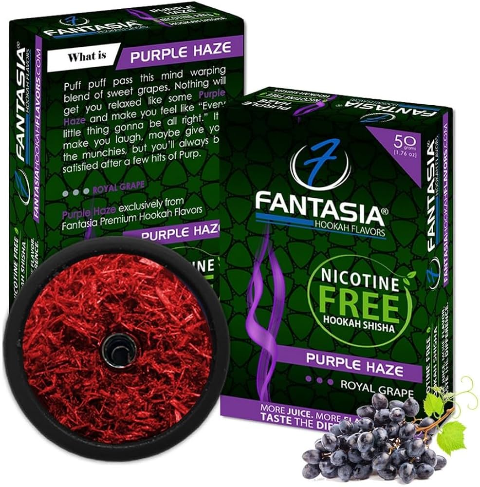 Fantasia NIC-FREE PURPLE HAZE Hookah Shisha Flavor 50g | Shosha AU