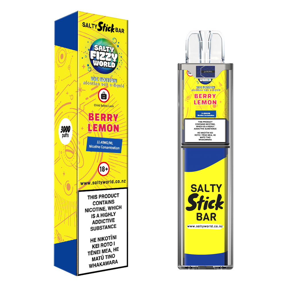 [Ice Edition] Salty Stick Bar Berry Lemon Disposable Vape | Shosha AU