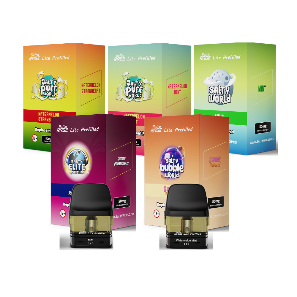 Salty RAGE LITE Pre-filled Pods 2x | 28.5mg/mL - Vape | Shosha AU