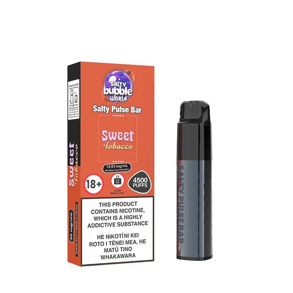Salty Pulse Bar Sweet Tobacco Disposable Vape | Shosha AU