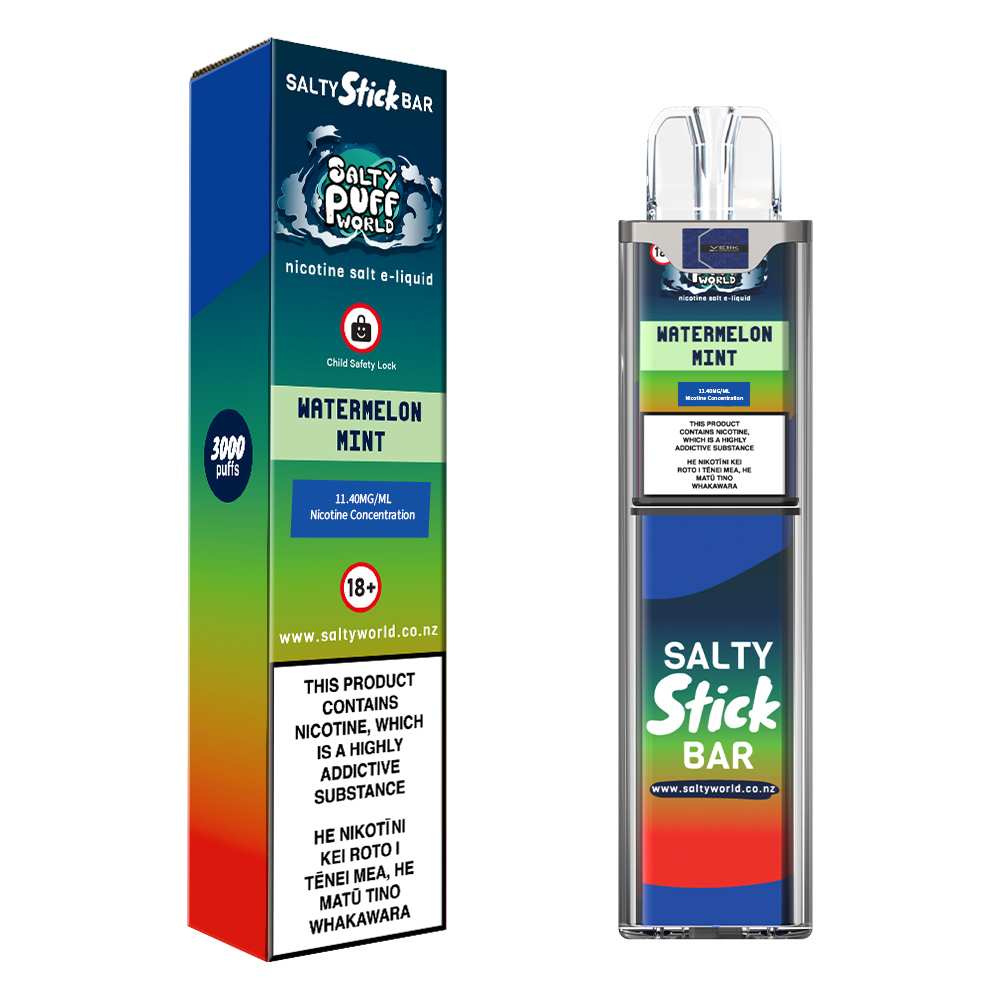 Salty Stick Bar Watermelon Mint Disposable Vape - Vape | Shosha AU